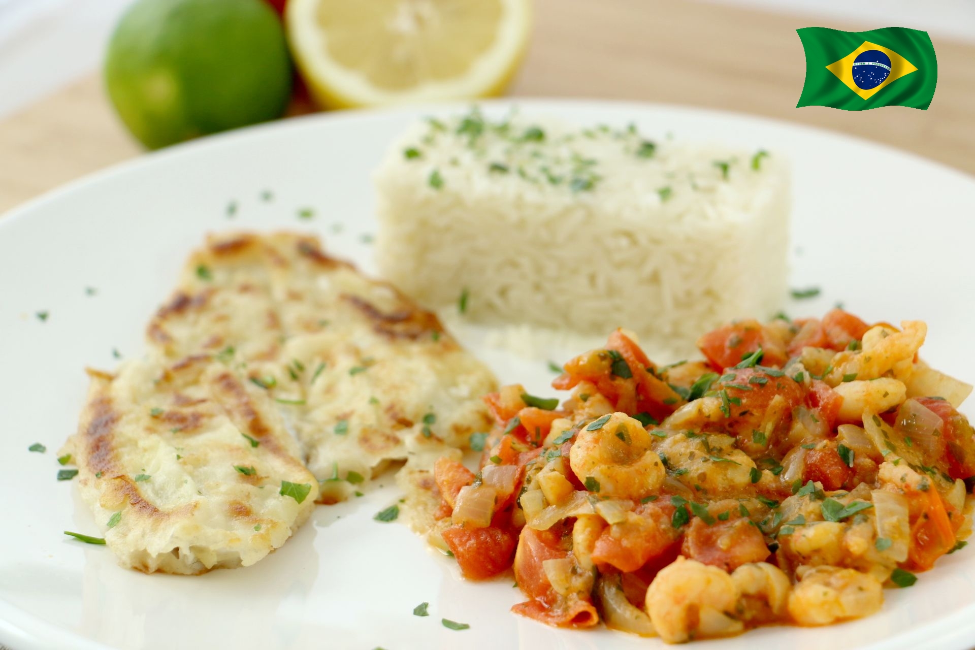 Filet de merlan, sauce crevettes et tomatesLadyMilonguera | LadyMilonguera